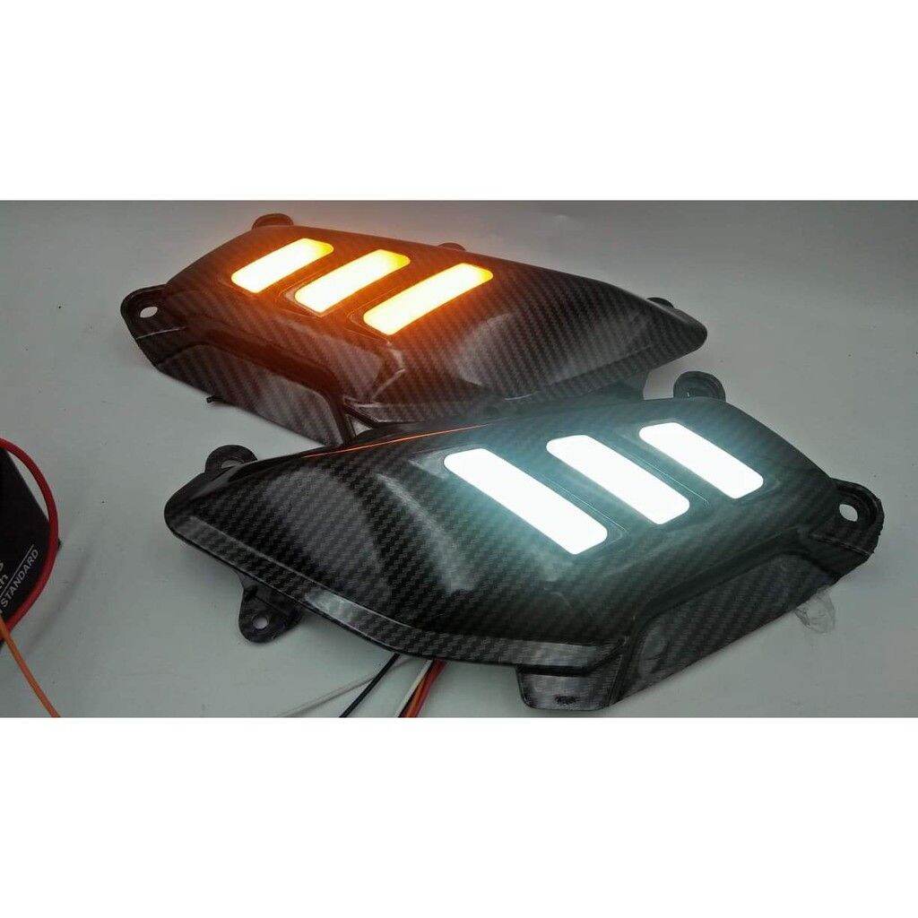 YAMAHA NMAX V1 SIDE VENTS/ SIDE VENT NMAX SIDE COVER with light | Lazada PH
