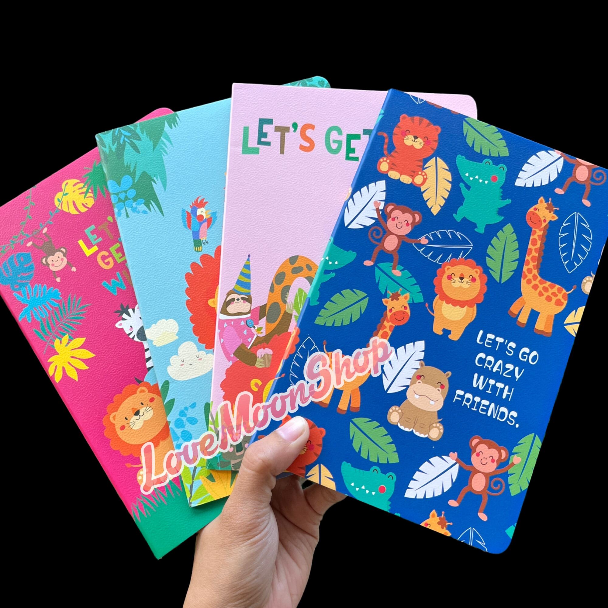 A5 Safari Wild Animals Theme Thin Notebook | Lazada PH