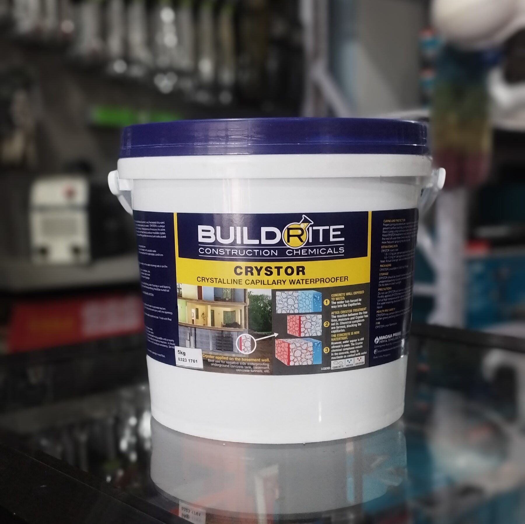 BUILDRITE CRYSTOR ( 5kg - 25kg ) CRYSTALLINE CAPILLARY WATERPROOFER ...