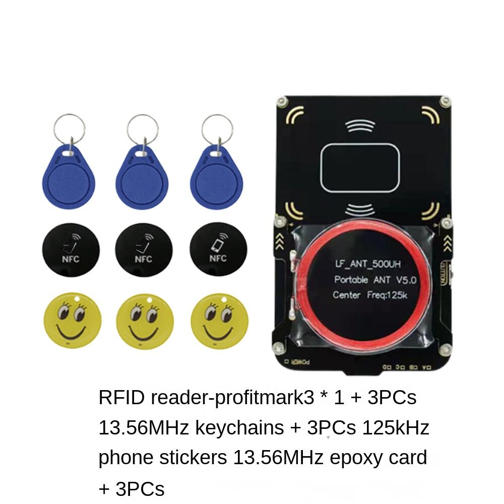 Proxmark3 V5.0 Kit RFID Smart Chip Reader NFC Clone Copier IC ID Tag ...