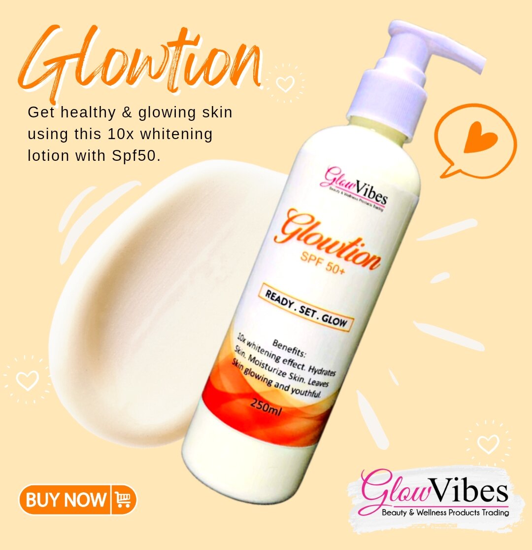 GLOWTION By GLOWVIBES 10x Whitening Lotion with Spf50 | Lazada PH
