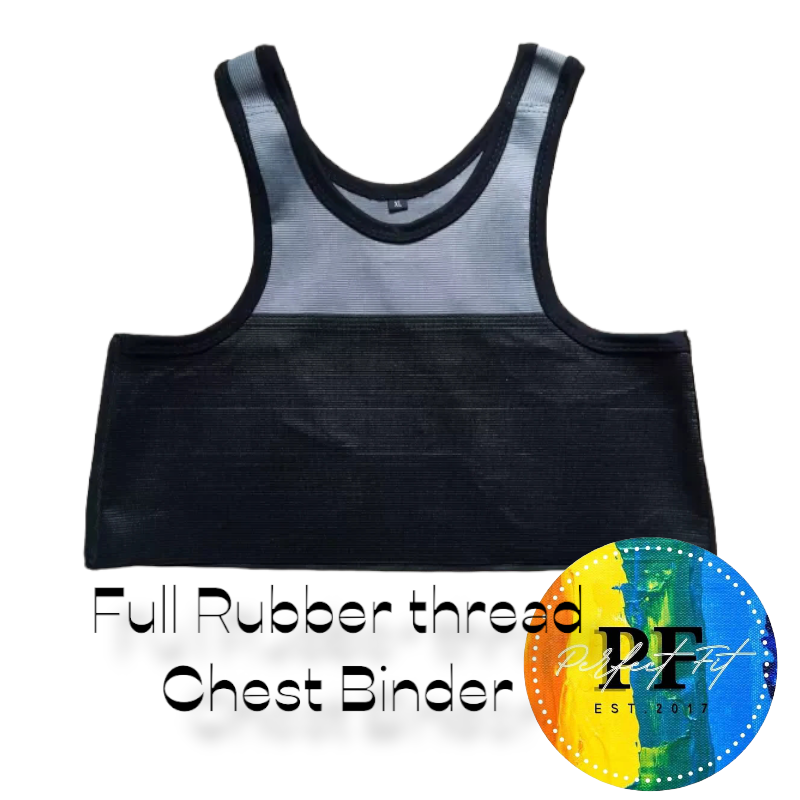 Chest Binder Full Rubber Breathable Breast Binder For Lesbian And