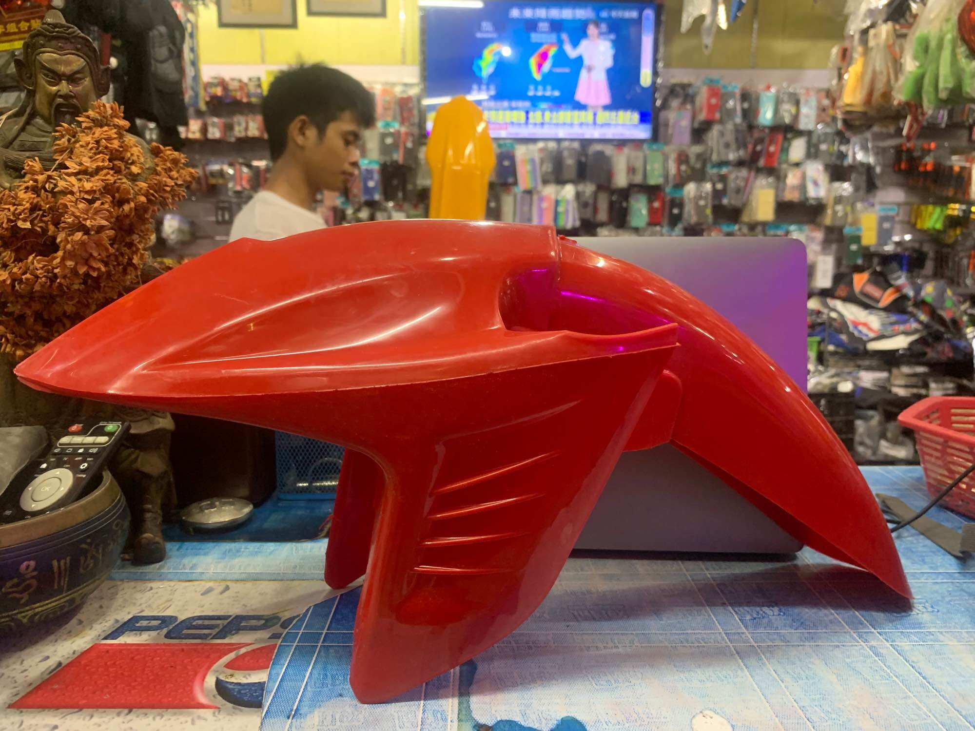 Front fender universal dolphin red | Lazada PH