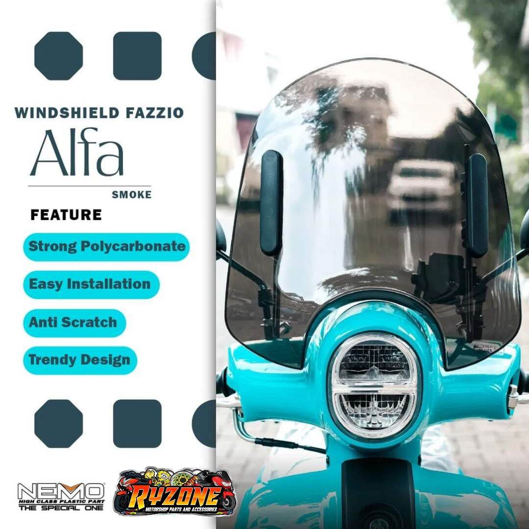 Alpha Windshield For Yamaha Fazzio | Lazada PH