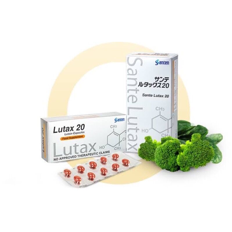 Lutax 20 VITAMINS EYE SUPPLEMENT LUTEIN (30 capsules) | Lazada PH