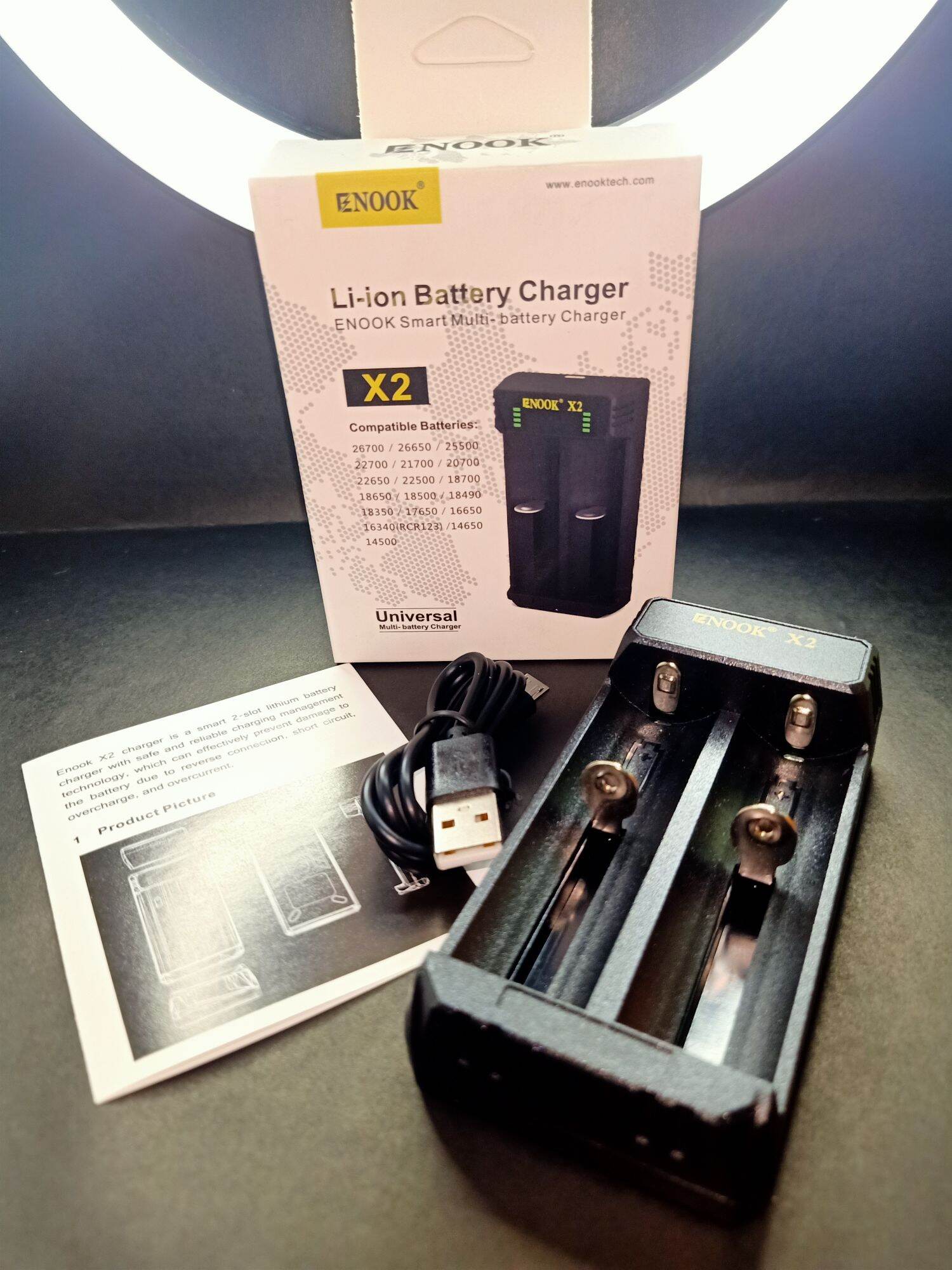 (COD) ENOOK X2 LI-ION BATTERY CHARGER | Lazada PH