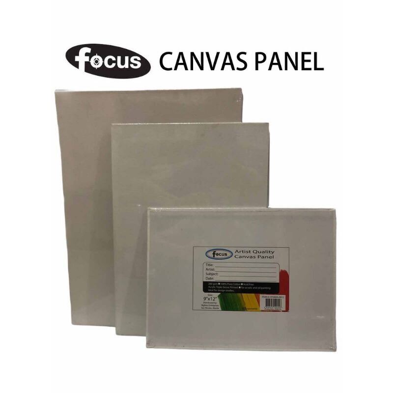 Focus Canvas Panel Gesso Primed | Lazada PH