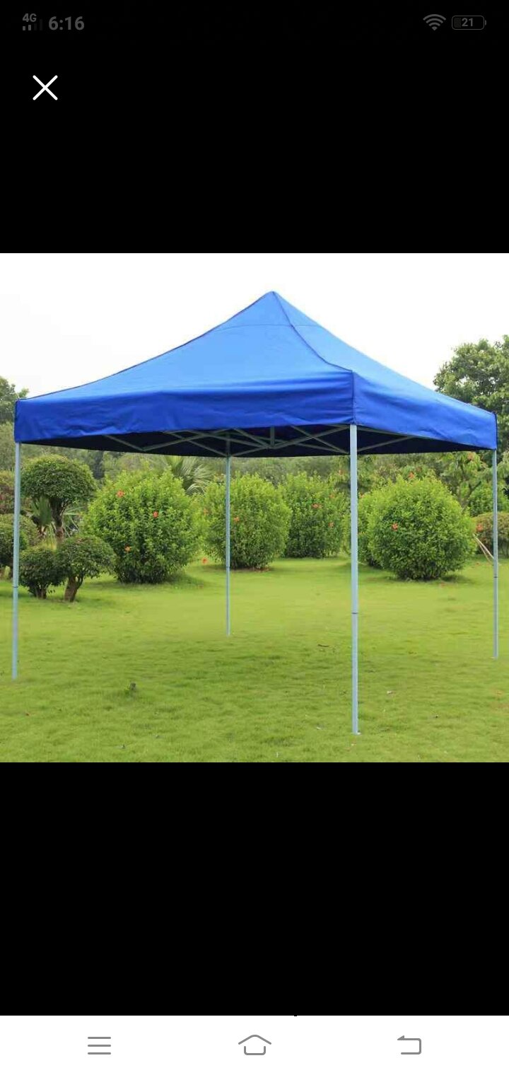 RETRACTABLE TENT sizes - 2X2,2X3,3X3,3X4.5,3X6 available red/blue ...