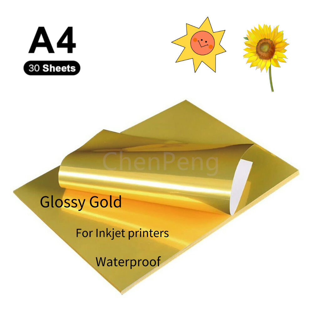 Printable Vinyl Sticker Paper Waterproof DIY Self-adhesive Label ...