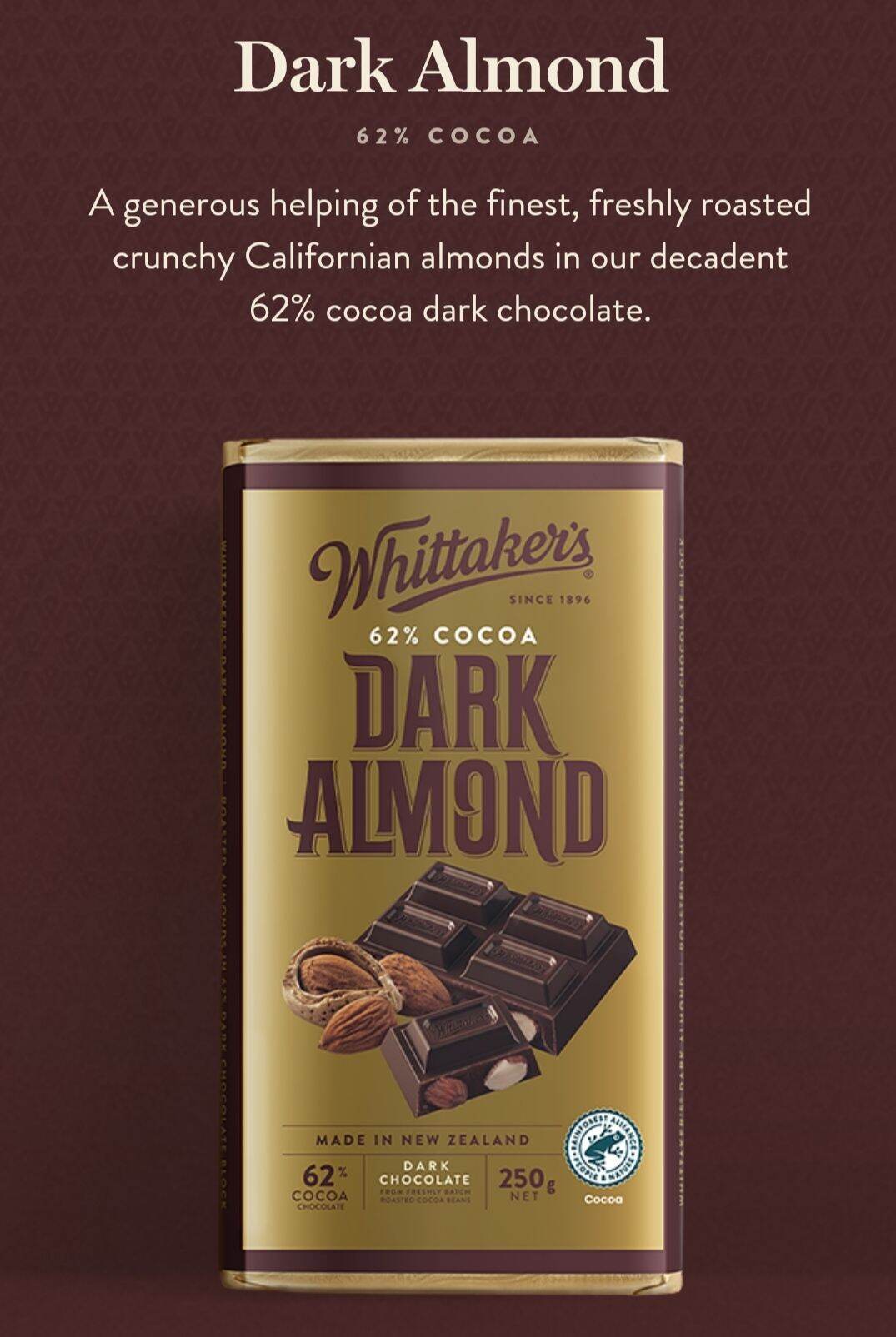 Whittakers Chocolate Block 250g - Imported from New Zealand | Lazada PH