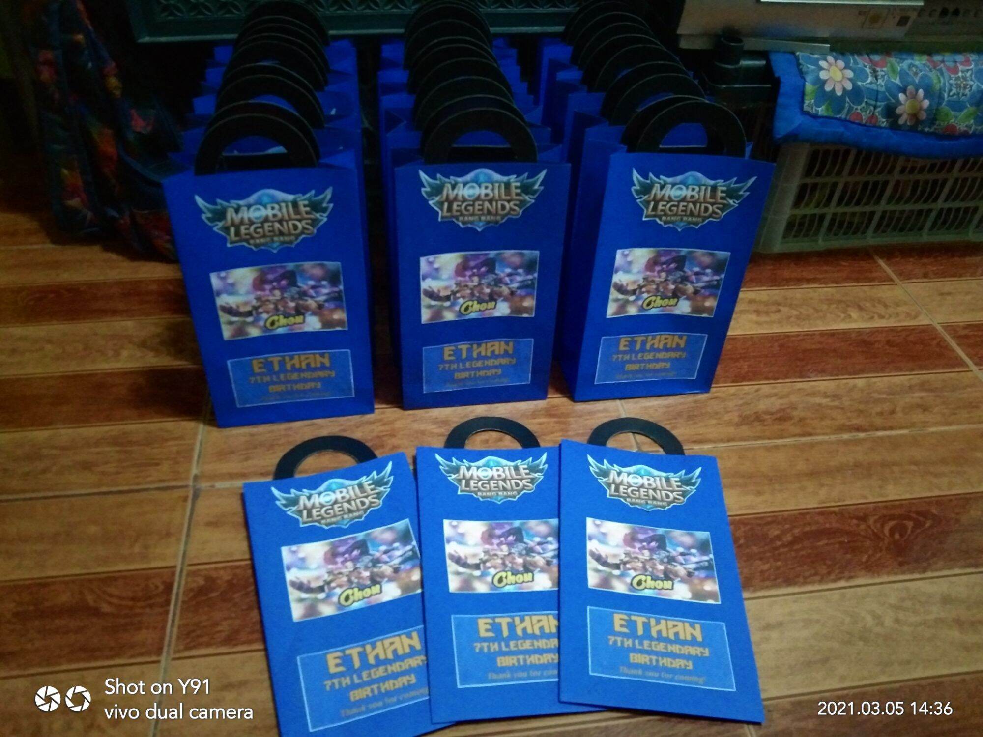 MOBILE LEGENDS THEME paper lootbag (medium 10pcs) | Lazada PH