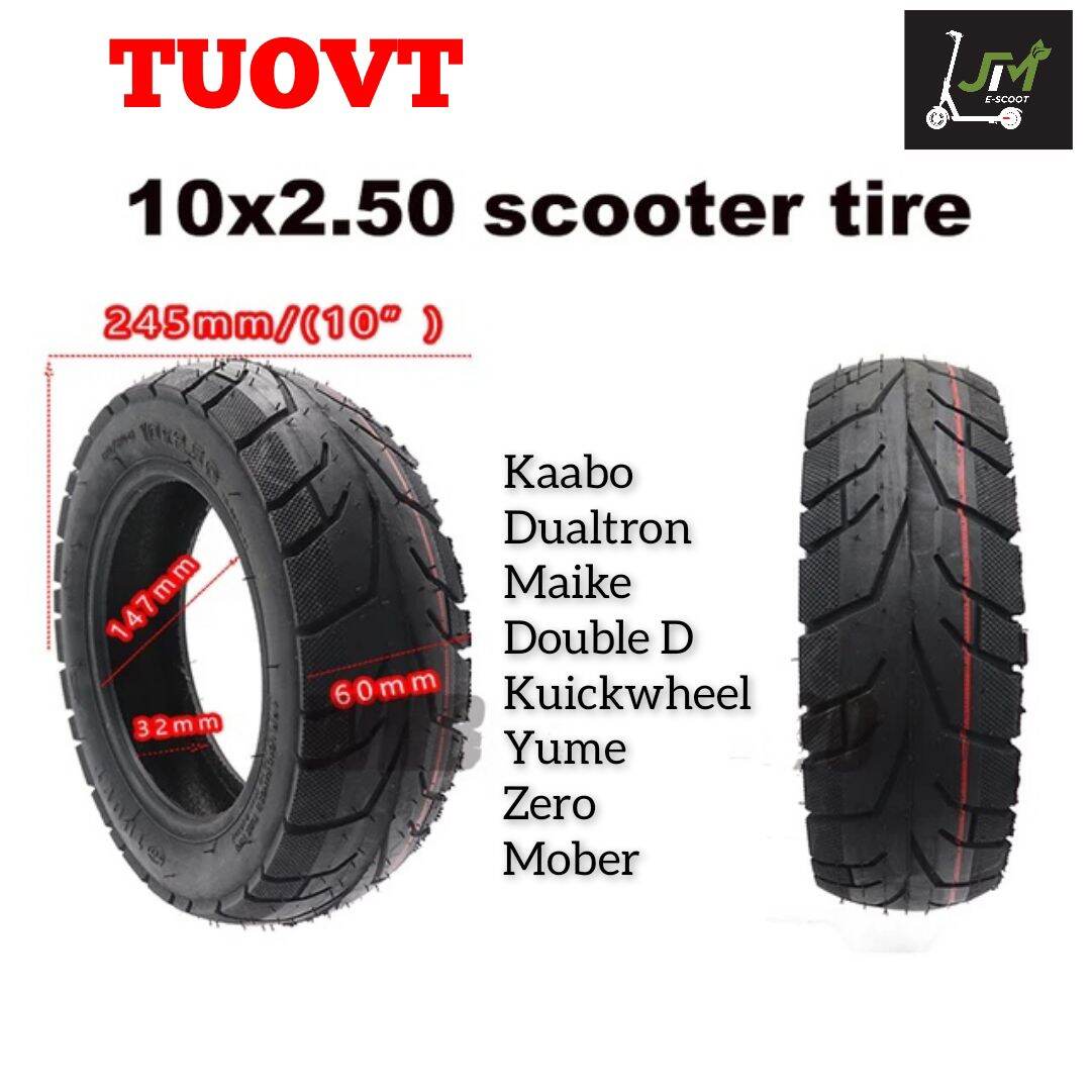10x2.50 Inches Pneumatic tire for Mober S10 / Kaabo / Zero 10 ...