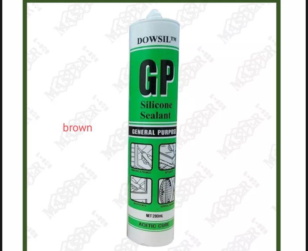 Original Korea Dowsil/Gp 100%Silicone Sealant 300/280ML(White/Brown ...