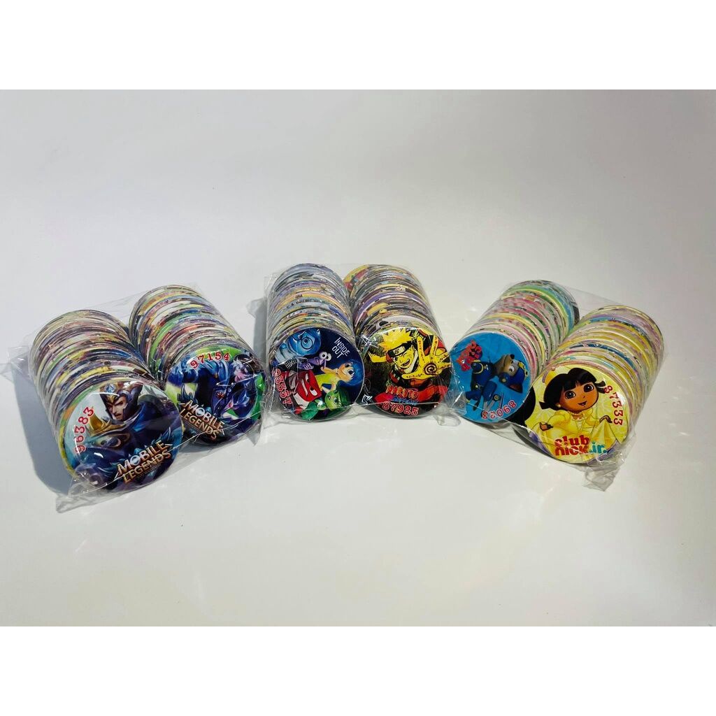 pogs toy 95pcs pogs/ plastic / pog | Lazada PH