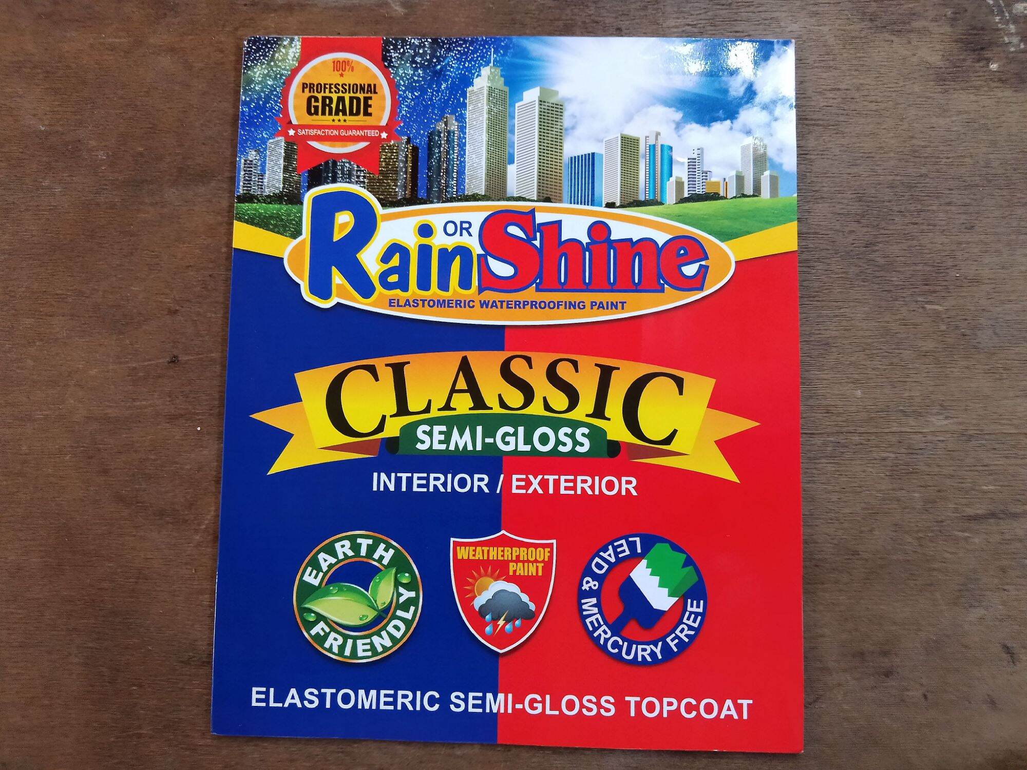 RAIN OR SHINE CLASSIC SEMI-GLOSS COLOR CHART COMPLETE GUIDE FOR COLORS ...