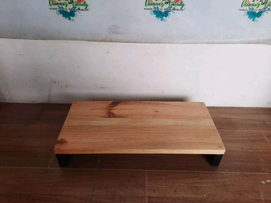 Wooden Monitor Riser | Monitor Stand | Laptop Stand Riser | Lazada PH