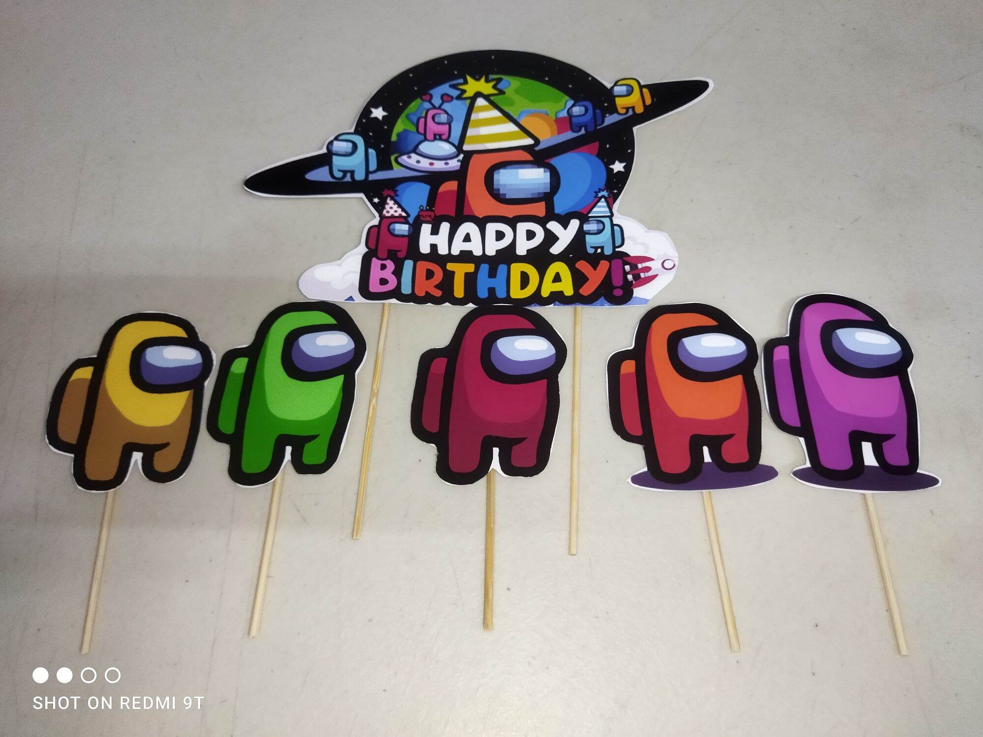 among us cake topper 6in1 | Lazada PH