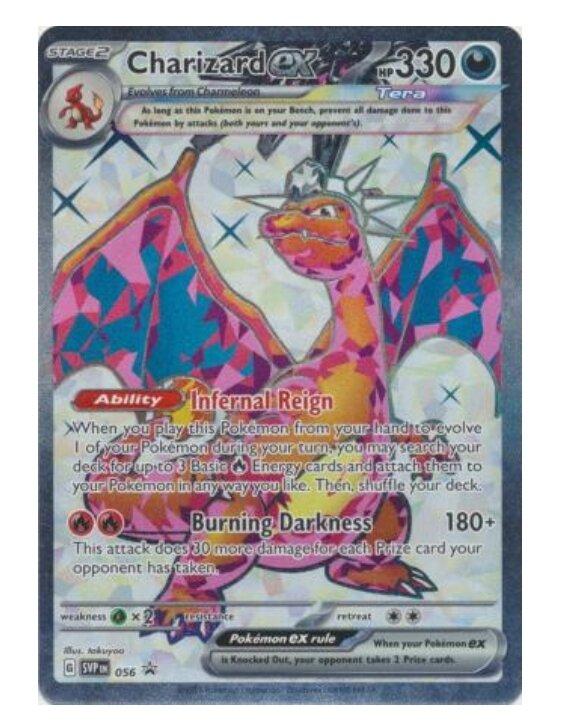 Pokemon Card - Charizard ex - SVP056 - Promo Charizard ex Premium ...