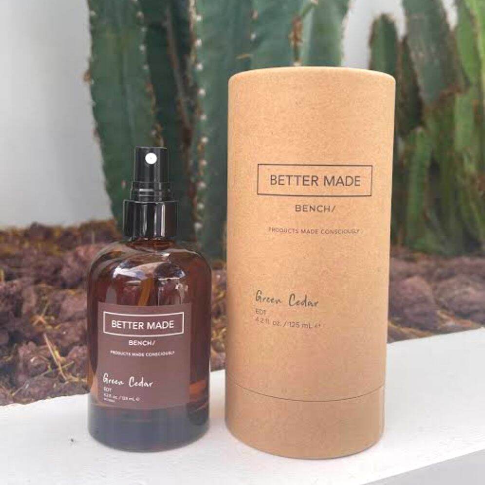 ORIGINAL BENCH BETTER MADE GREEN CEDAR EDT 125ML PERFUMES MEN 'S ...
