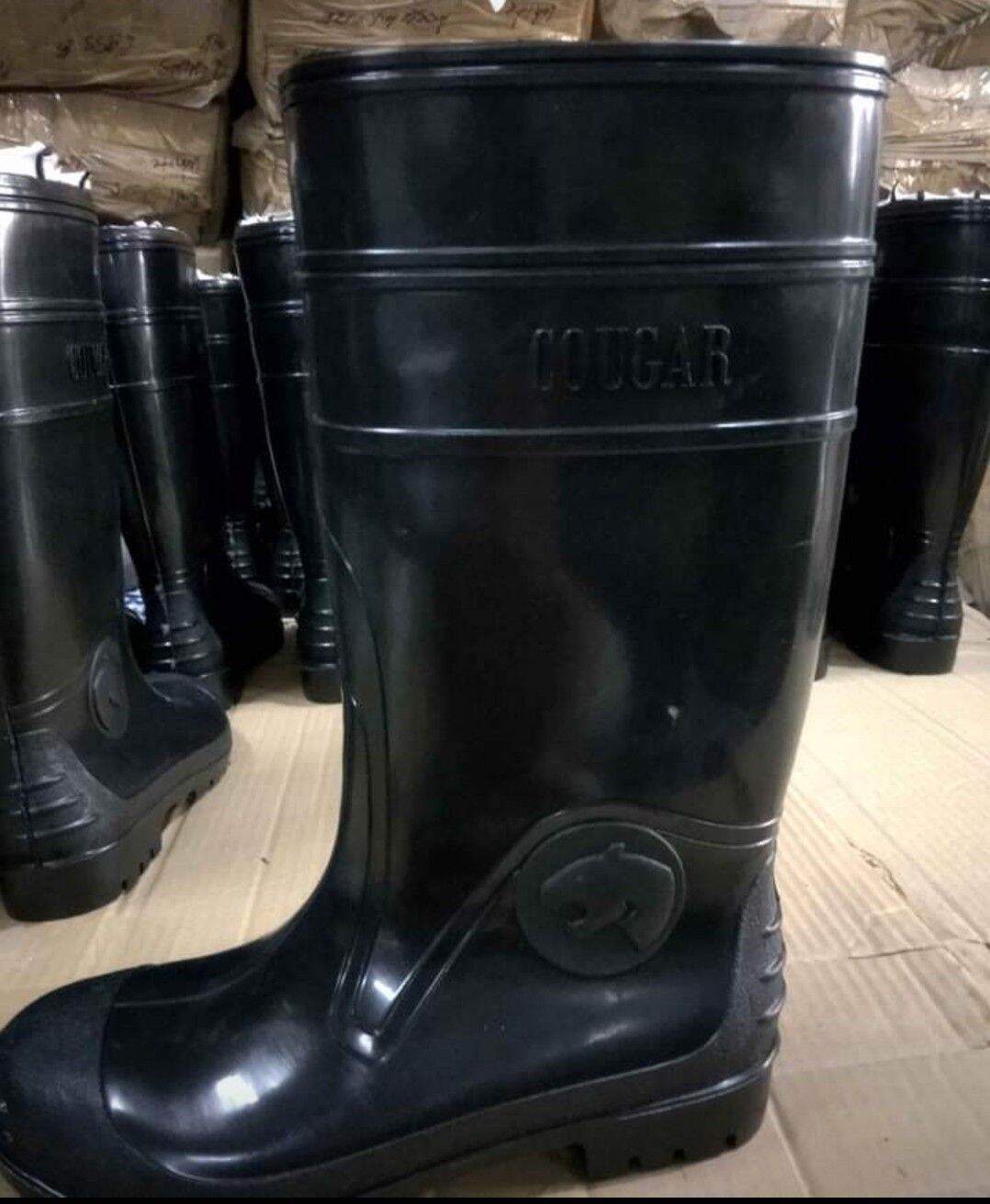 Bota Black (cougar Brand) | Lazada PH