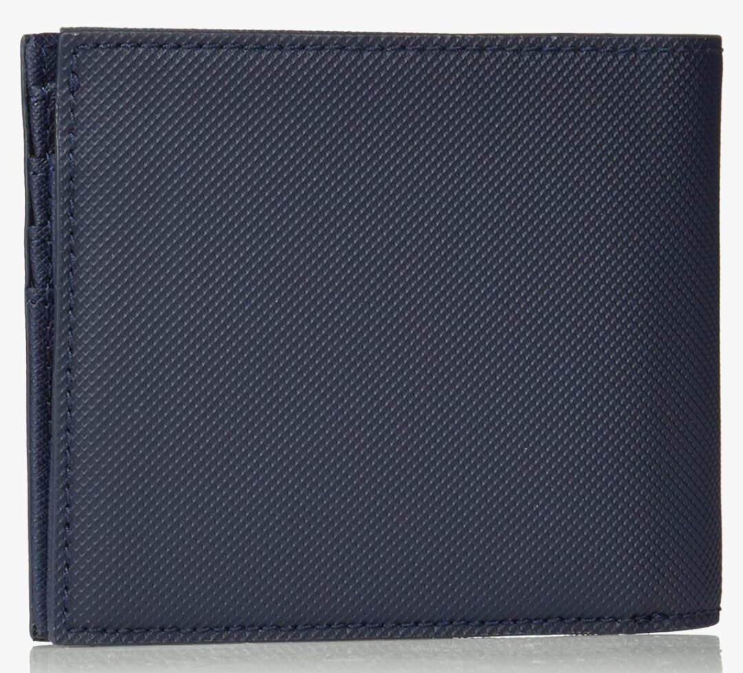 LACOSTE Men's Classic SLG M Billfold Coin Wallet, Marine 166 | Lazada PH