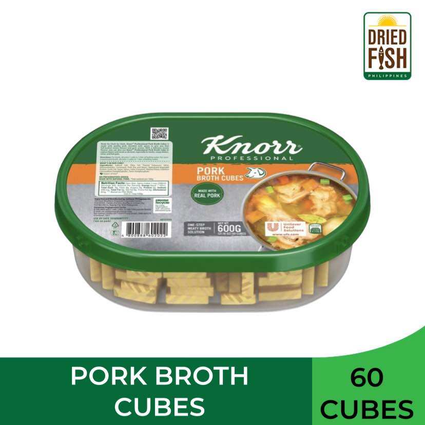 KNORR Bouillon Pork Cubes Professional Pack 600grams/60cubes | Lazada PH