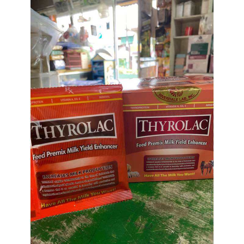 Thyrolac 50g Feed Premix Milk Yield Enhancer for pigs cattle goats ...