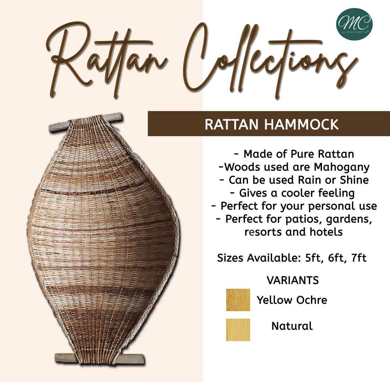 Native Duyan Rattan/ Rattan Hammock | Lazada PH