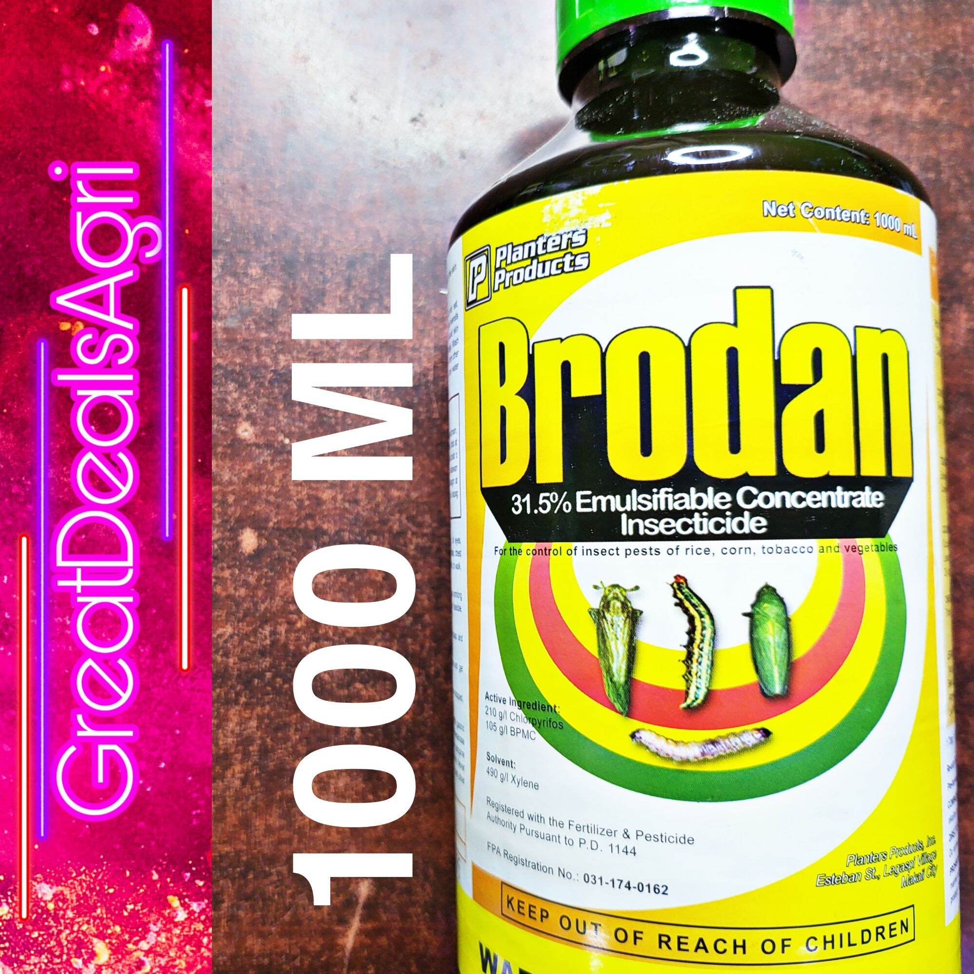 BRODAN EMULSIFIABLE CONCENTRATE INSECTICIDE (1000mL) PLANTERS PRODUCT ...
