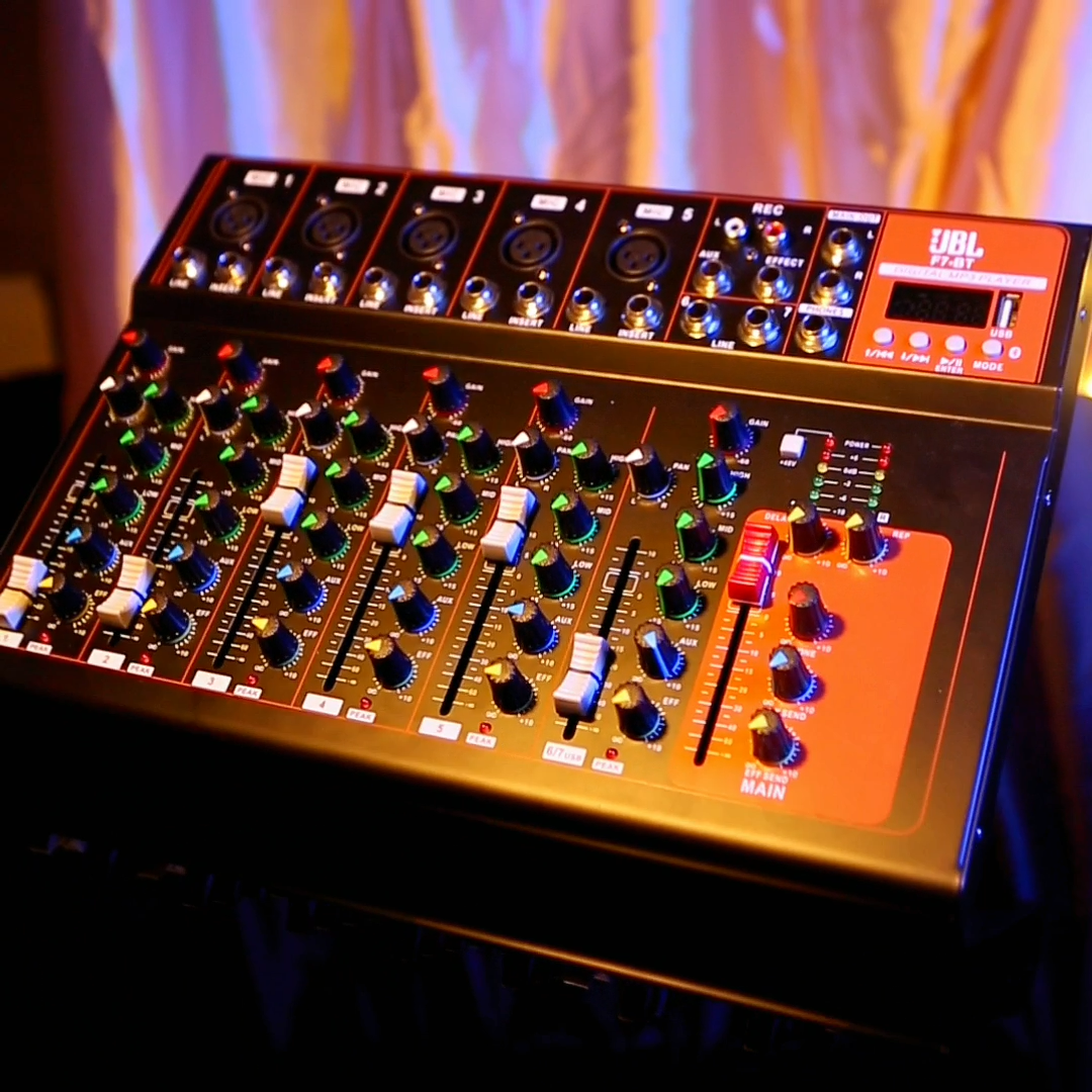 JBL/Yamaha Professional Audio Mixer 7 Channel Original With Bluetooth ...