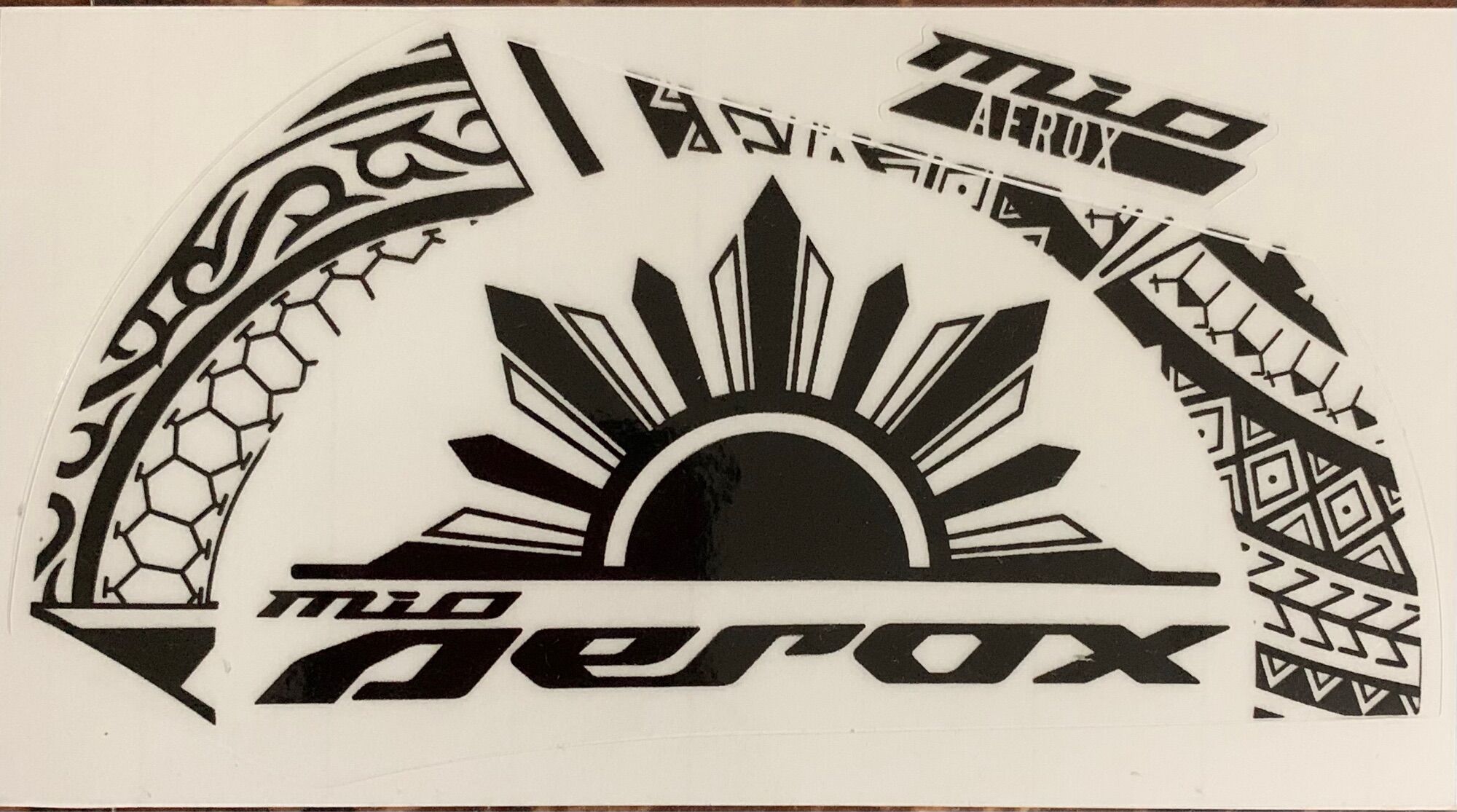 AEROX V1 #FINDURTRIP FRONT DECALS STICKER LAMINATED | Lazada PH