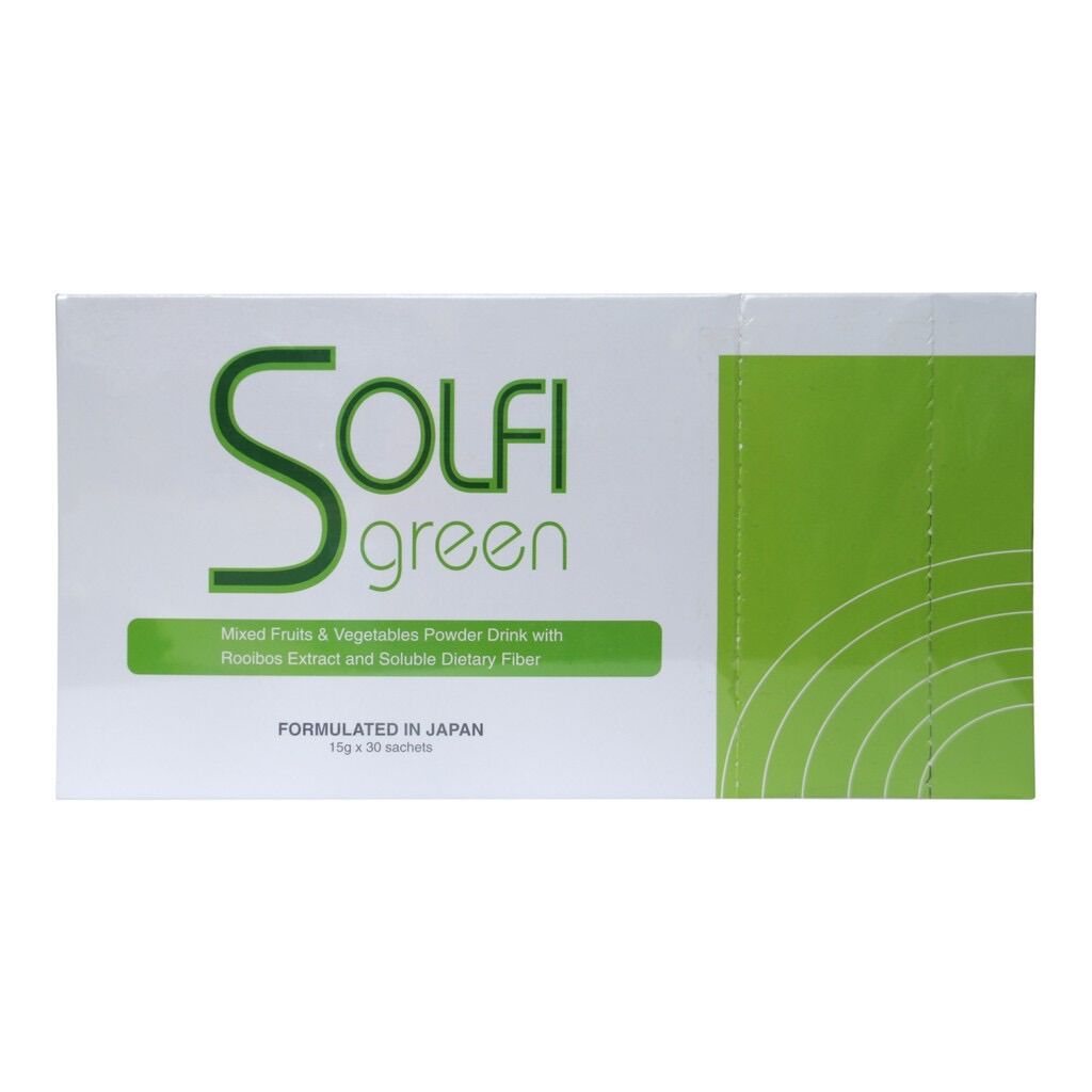 Solfi Green 30's Mixed Fruits & Vegetables Powder Drink With Rooibos ...
