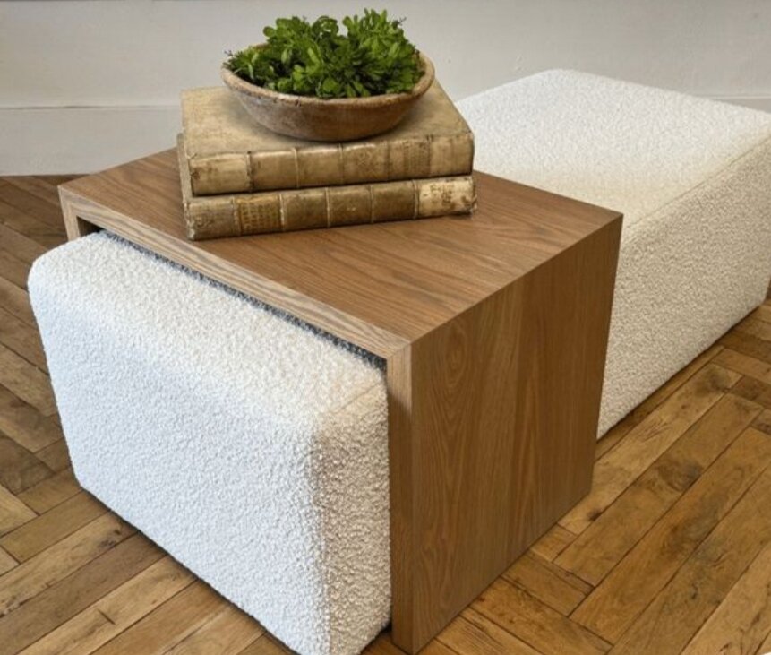 Coffee table with wheels. Ottoman..made from canadian pinewood. 24 ...