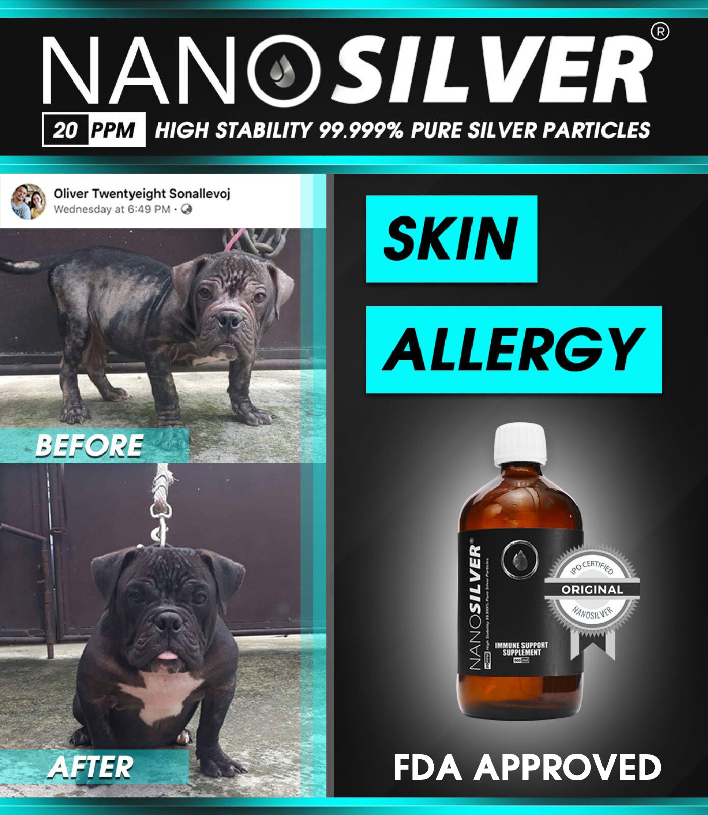 NANO SILVER FDA APPROVED 500ML ORIGINAL | Lazada PH