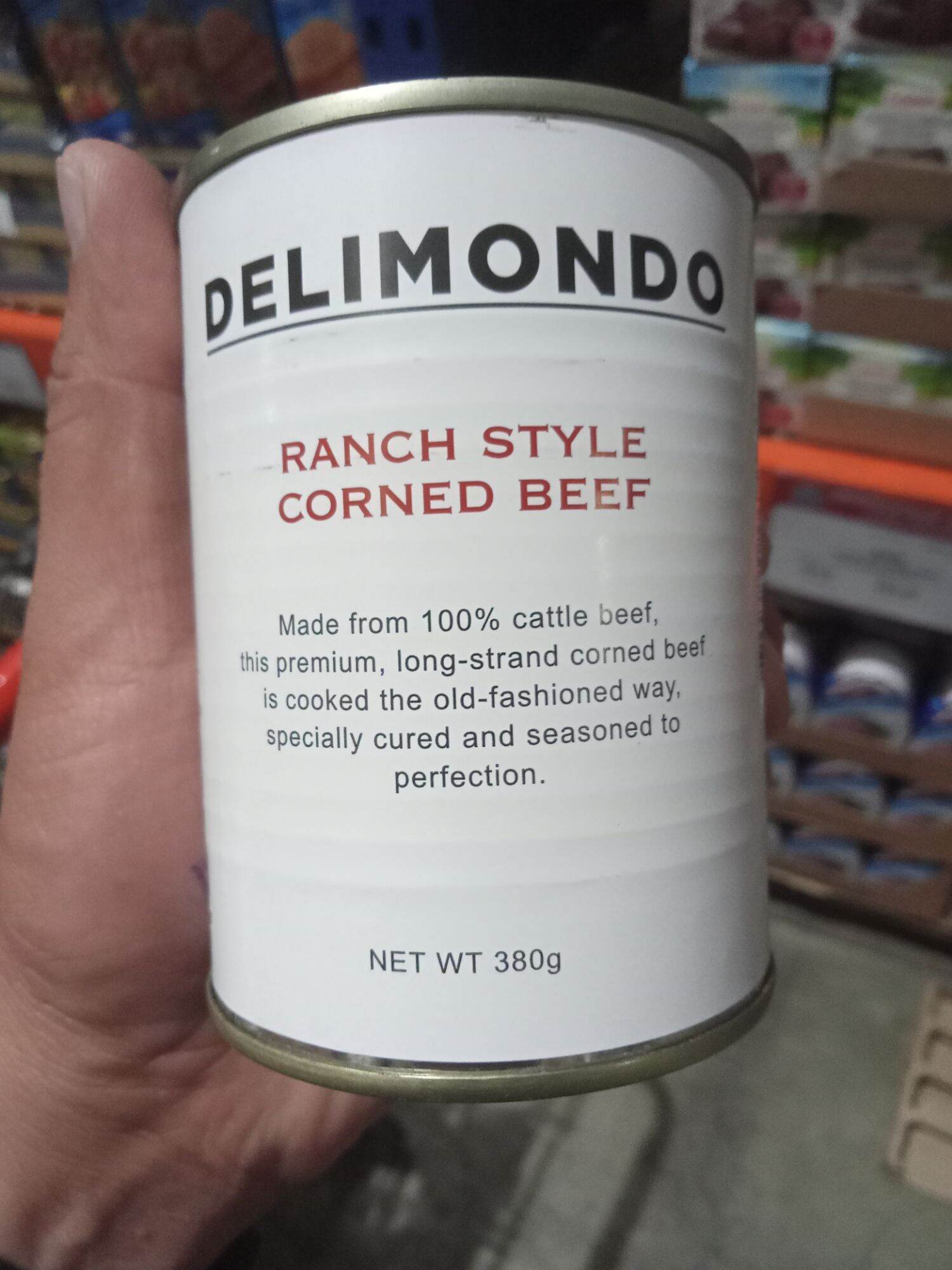 DELIMONDO RANCH STYLE CORNED BEEF 380GRMS | Lazada PH