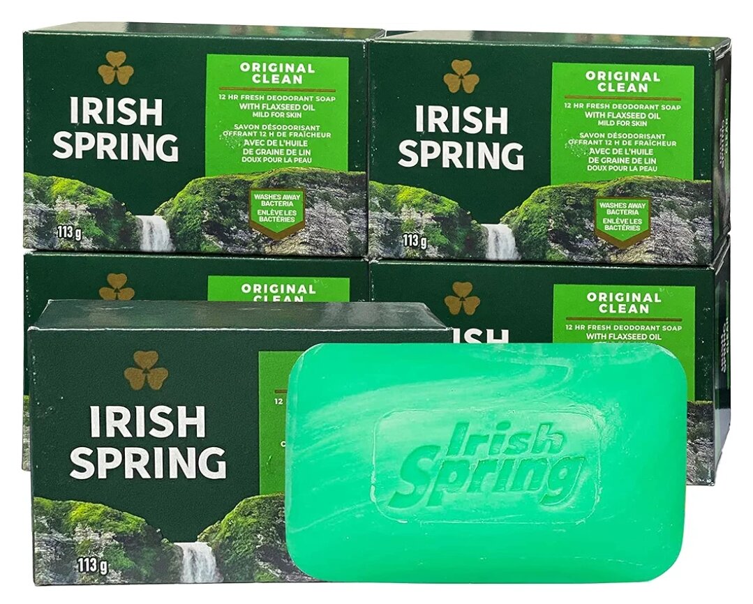 Irish Spring Deodorant Soap Original 104.8g (Pack Of 3) | Lazada PH