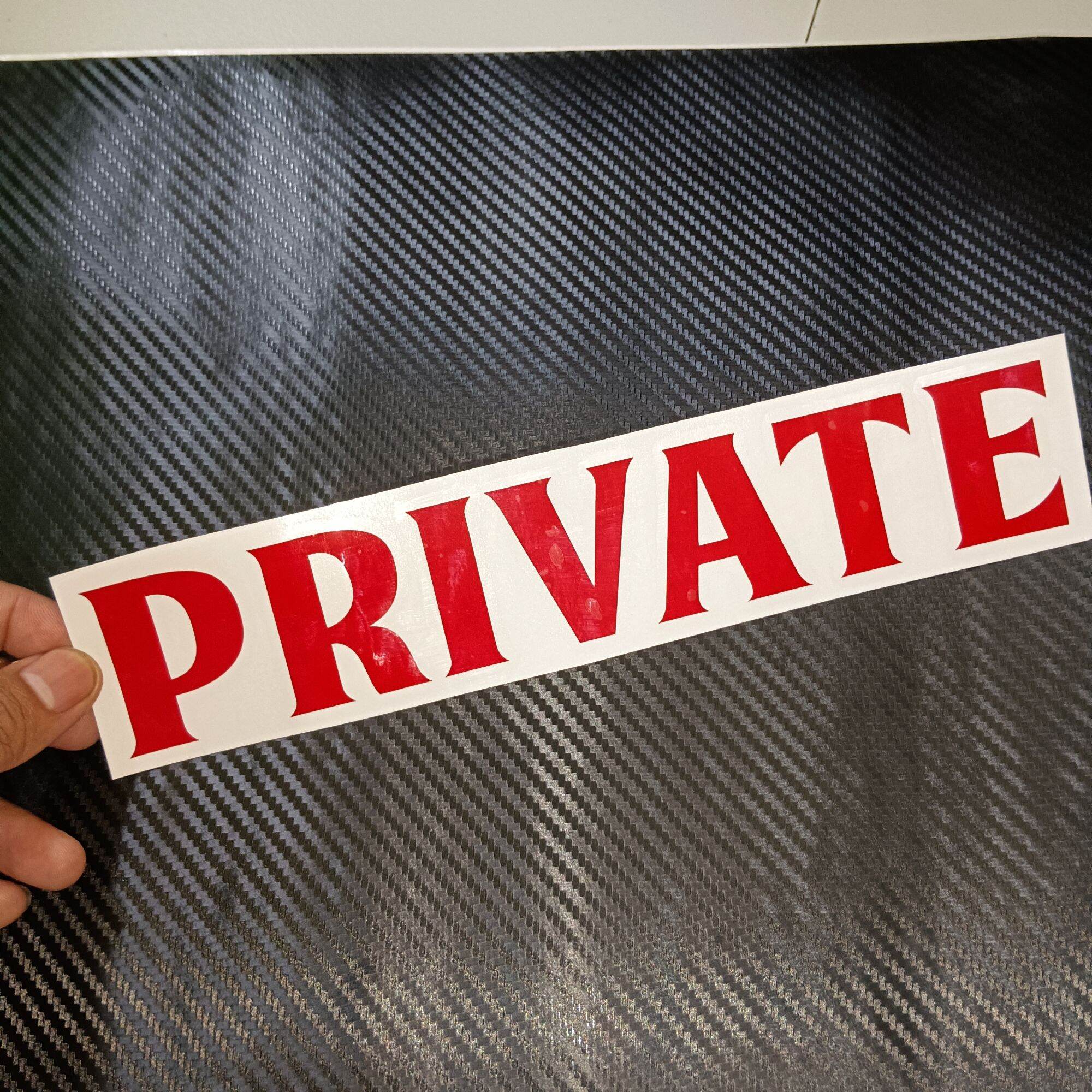 Private Cutout Sticker | Lazada PH
