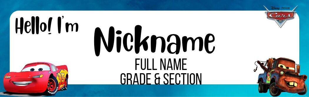 Name Tag Laminated Front & Back 250 microns Customized | Lazada PH