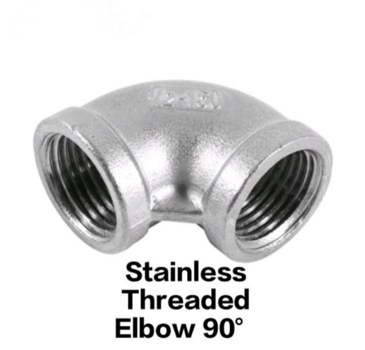 Stainless Threaded Elbow 90 degree SUS304 | Lazada PH