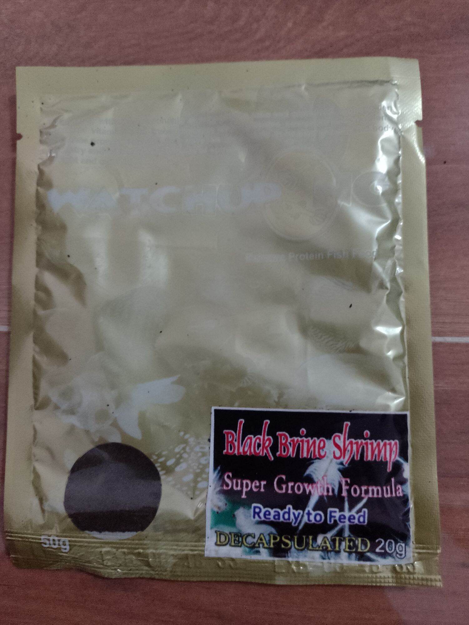 Black Brine Shrimp BBS Fish Food 10g for Fry and Small Fish ...
