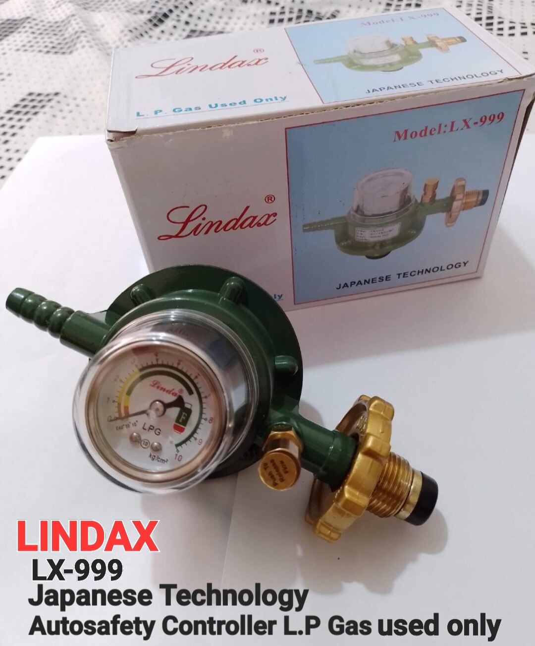 LINDAX-LX-999 JAPAN TECHNOLOGY Autosafety Controller L.P Gas used only ...