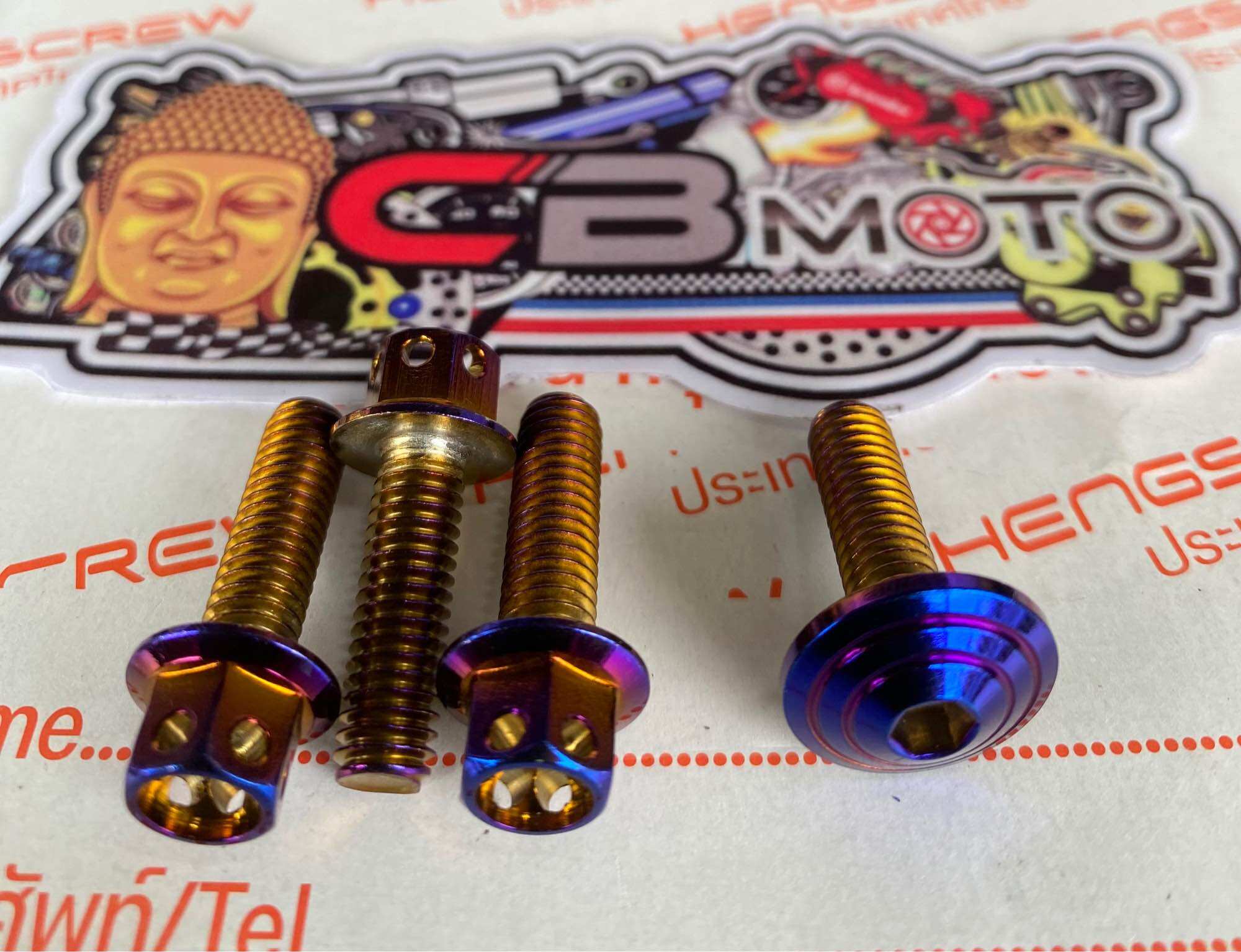 CB MOTO: HENG CRANKCASE BOLTS FOR PCX 160 / ADV 160 (4 PCS) CNC | Lazada PH