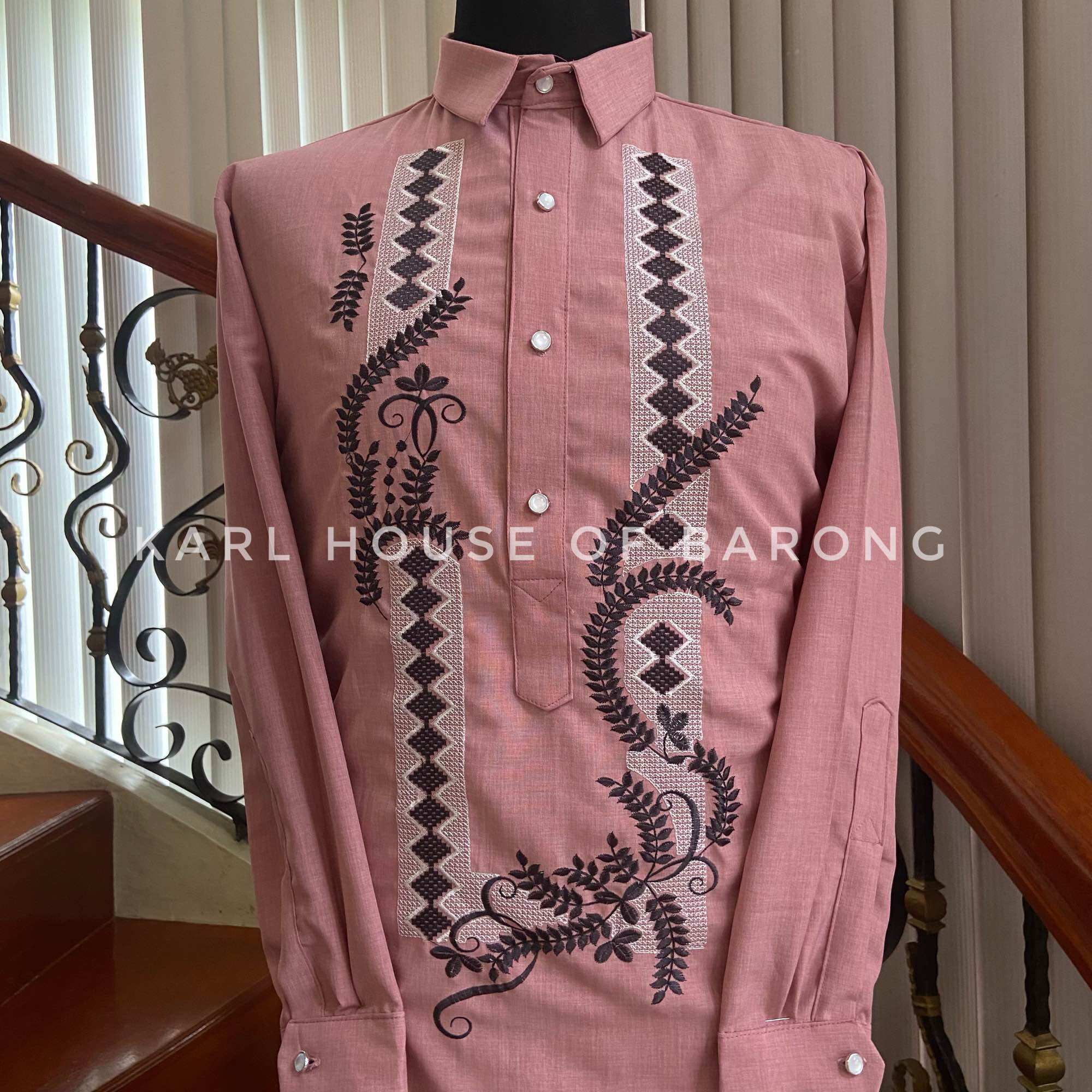 Polo Barong Long Sleeves for Men (Formal Attire) | Lazada PH