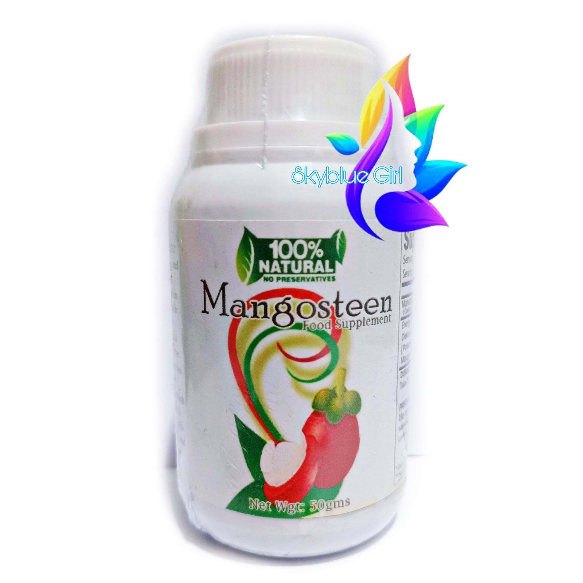 Mangosteen Capsule Natural Herb 100 Capsules X 500mg | Lazada PH