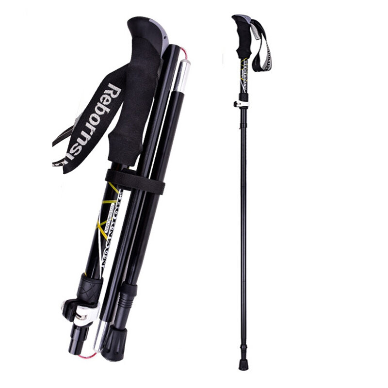 Crusoe Alpenstock Foldable Aluminum Alloy Portable Telescopic Outdoor ...