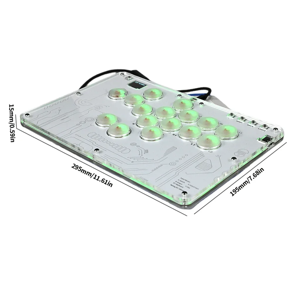 Arcade Joystick Hitbox Keyboard Arcade Stick Controller For Switch/PC ...