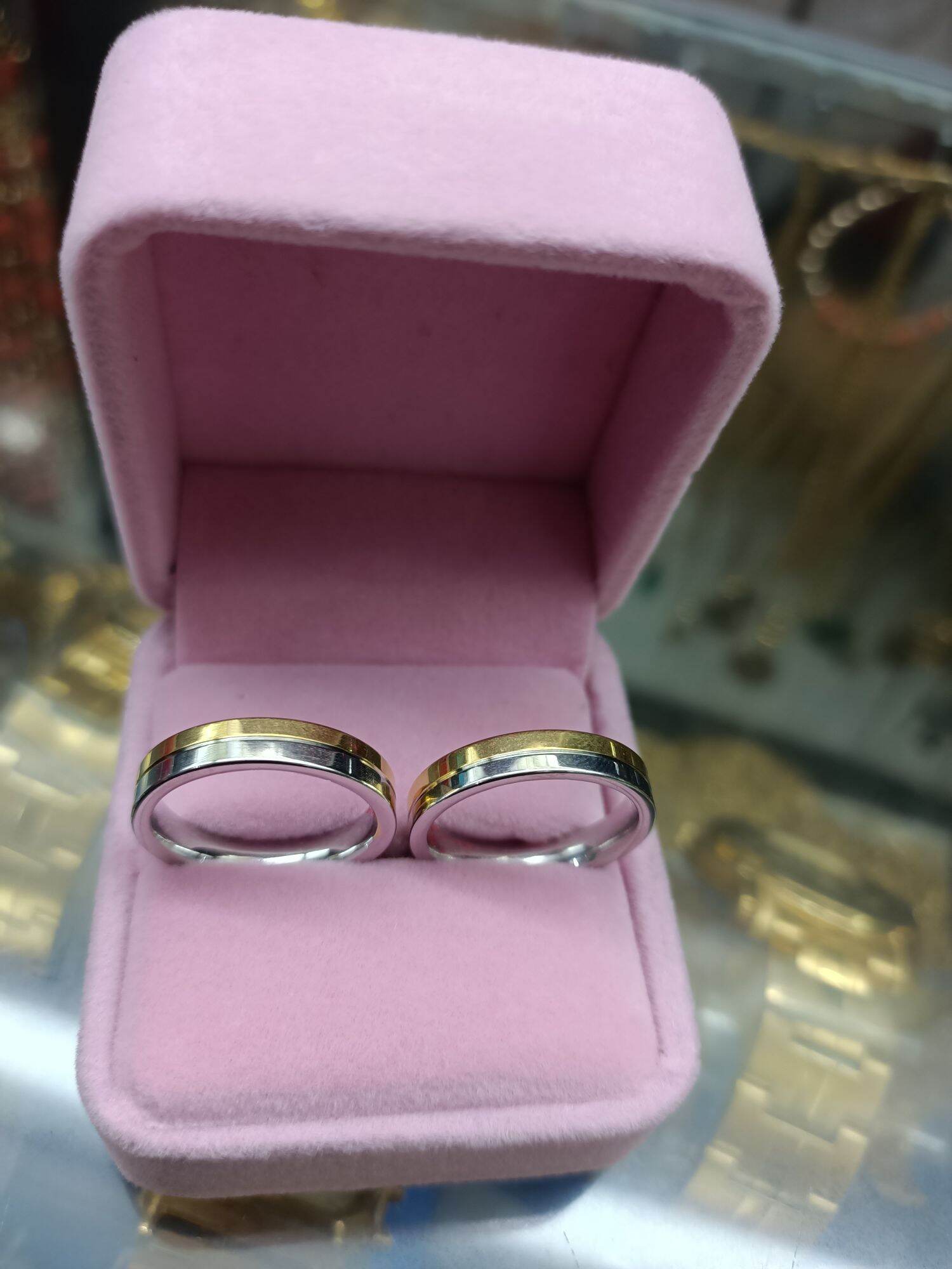 WEDDING RING 18KARAT SAUDI COMMERCIAL GOLD! | Lazada PH