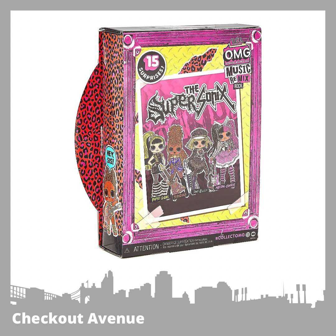 LOL Surprise OMG Remix Rock Ferocious Fashion Doll with 15 Surprises ...