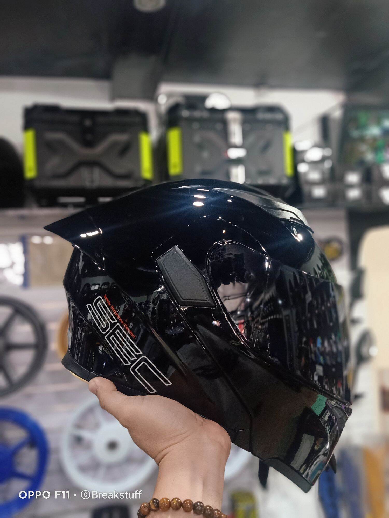 SEC Windstorm V3 Modular Helmet + CLEAR lens | Lazada PH