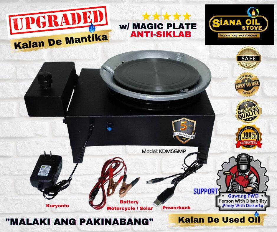 KALAN DE LANGIS STOVE WITH MAGIC PLATE ANTI LIYAB O SIKLAB | Lazada PH